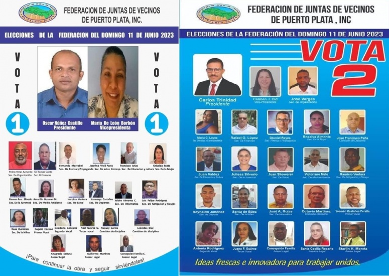 PRM y PLD en gran disputa por control Federación de Juntas de Vecinos de PP | La Nación ...