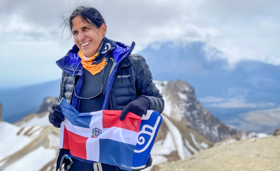 Thais Herrera se convierte en la primera dominicana en llegar a la cima ...