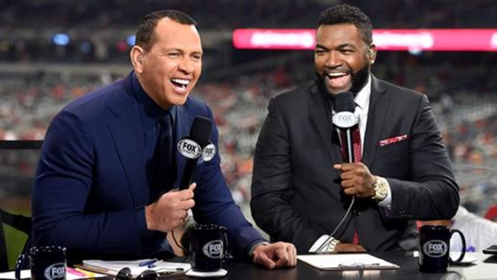 Alex Rodríguez y David Ortiz detrás de un partido entre Celtics y ...