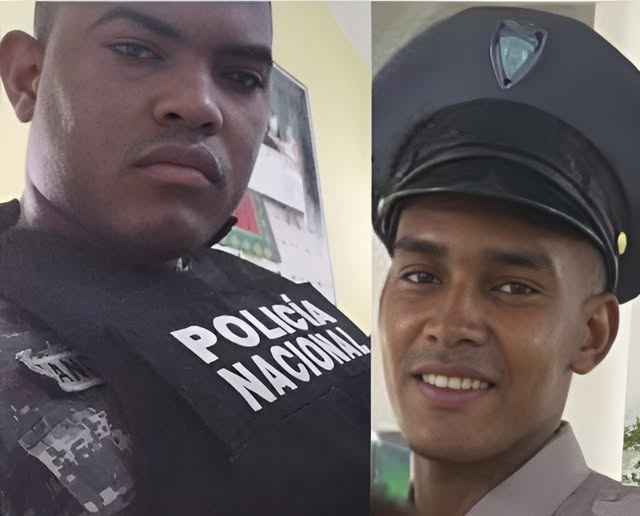 Dos agentes policiales mueren al ser impactado por un minibus cuyo ...