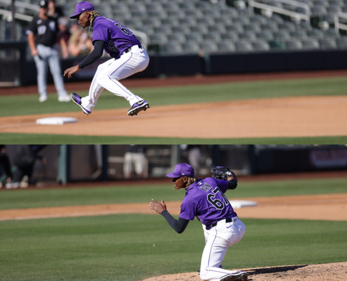 Jefry Yan, de reparar techos, a ser furor en entrenamientos con Rockies ...