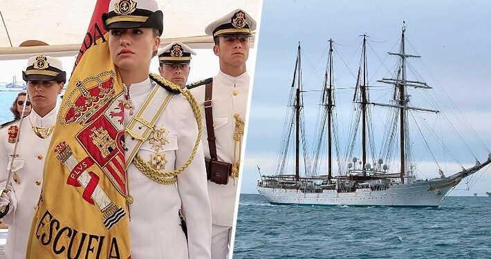 Princesa Leonor ya está en el país, buque-escuela "Juan Sebastián de ...